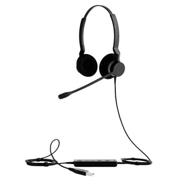 Jabra BIZ 2300 USB Duo Corded PC Headset | Jabra 2399-829-109 | Headset ...